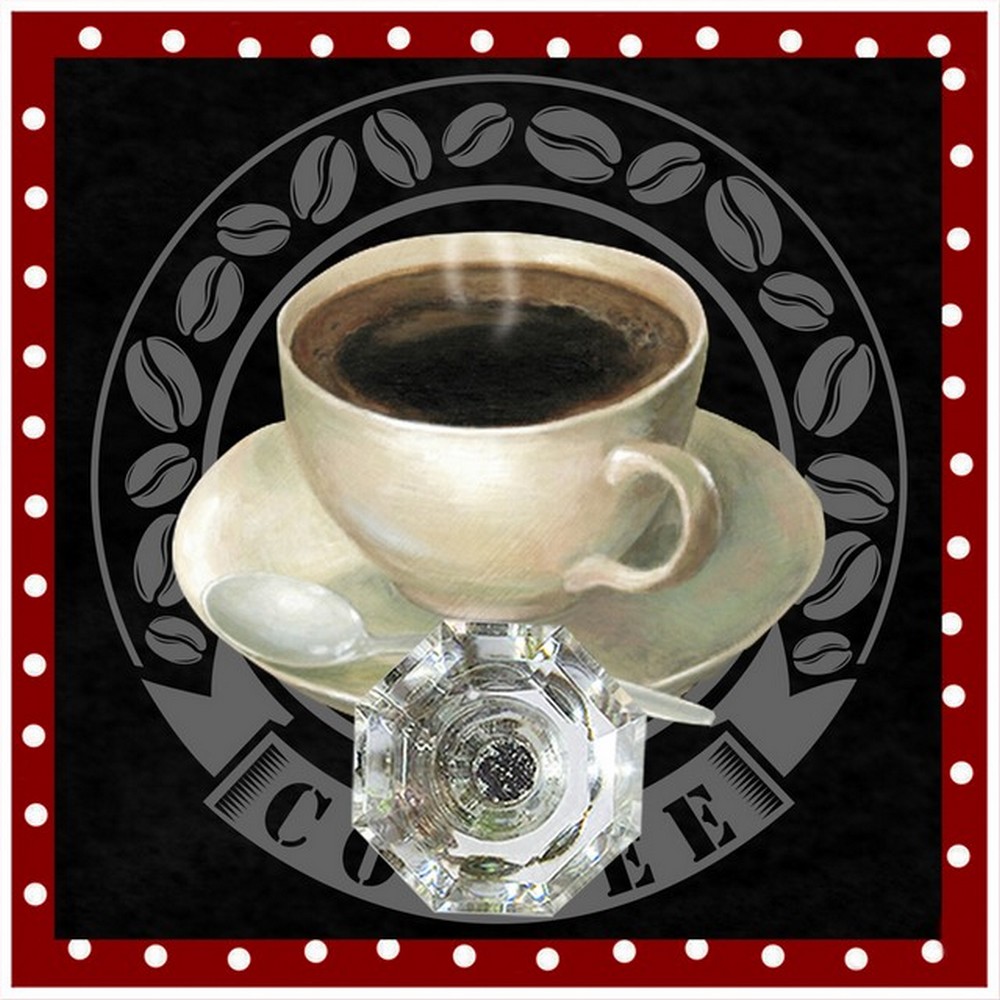 Wandhaken Coffee Glas mit Motiv | Kleiderständer & Haken | Flur ...