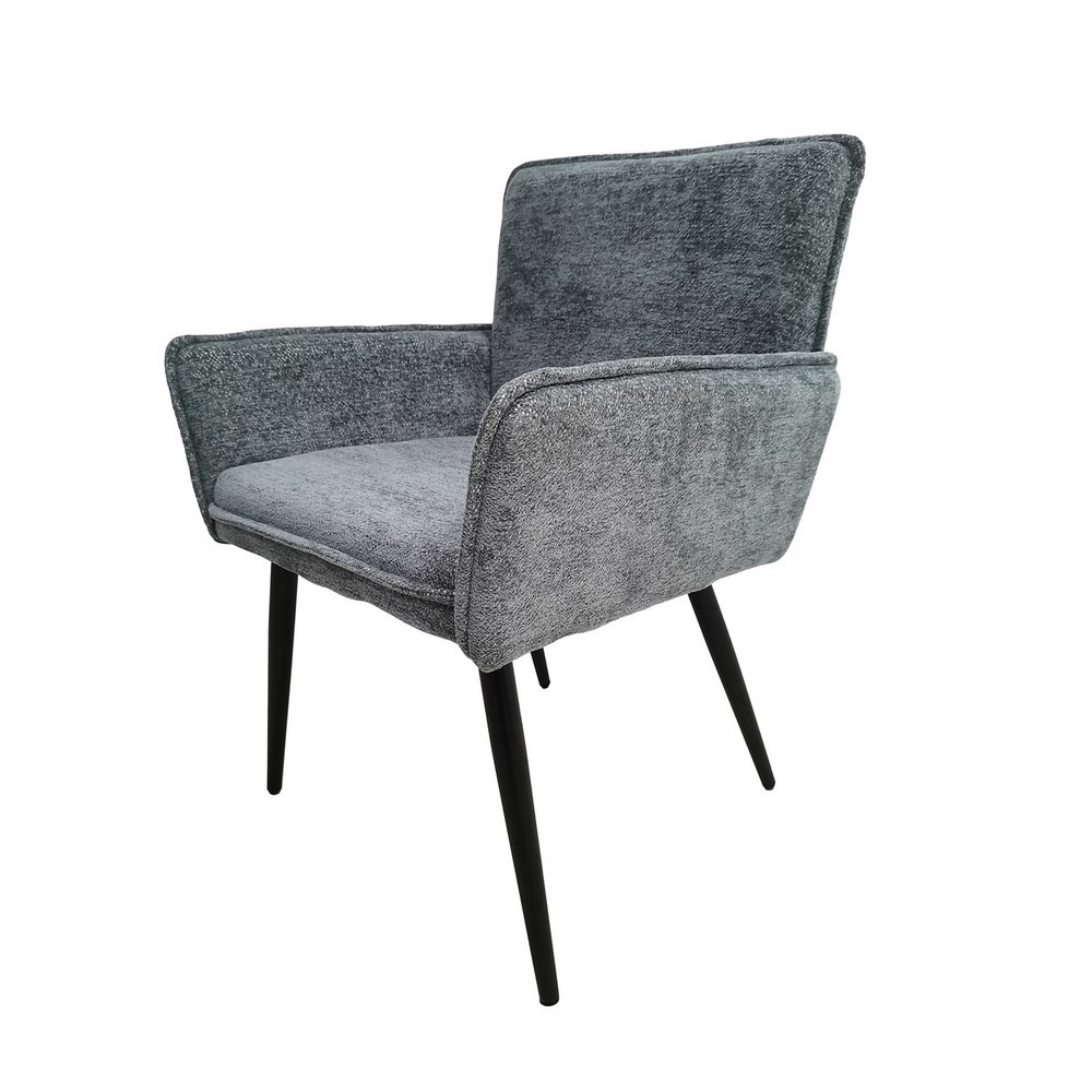 Stuhl Mesilla Velour Grau Esszimmerstuhl Loungesessel | Esszimmerstühle ...